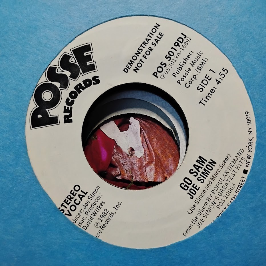 GO SAM - JOE SIMON 45 BOOGIE FUNK DISCO FRESH HEAR! 1982 80's | eBay