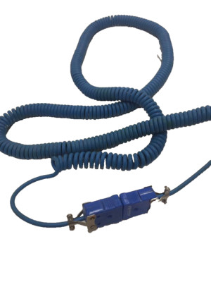 OMEGA Thermocouple Extension Cable (Blue) Mini Plug to Mini Plug 3’ (36 ...