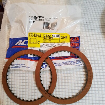 GM 24224158 Transmission Clutch Plate/Auto Trans Clutch Plates Set of 2 ...