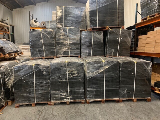 6 x 22mm Gateway Grass Mats 1mx1.5m Safety Rubber Matting Playground ...