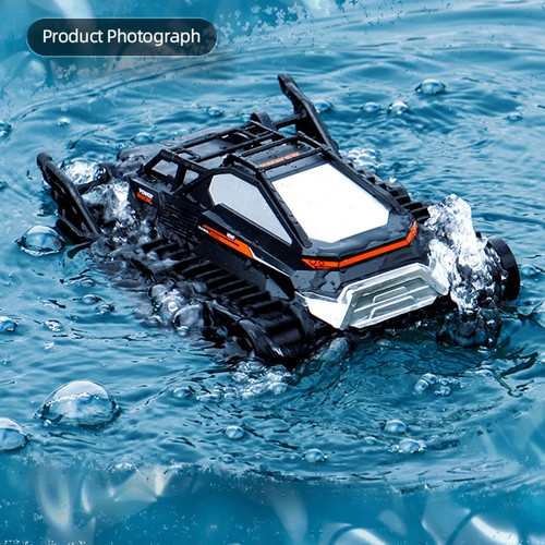 Amphibious 2 4GHz Remote Control Tank Waterproof All RC Stunt Car OZP ...