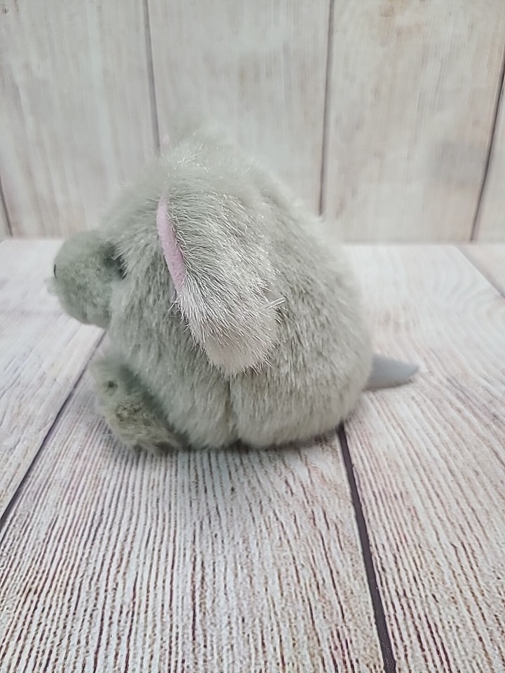 Vintage Puffkins Plush Murphy Mouse Stuffed Animal Gray 5" 1994 Swibco ...