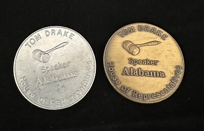 Alabama Speaker Of The House Of Representatives Tom Drake Coins LOT Of ...