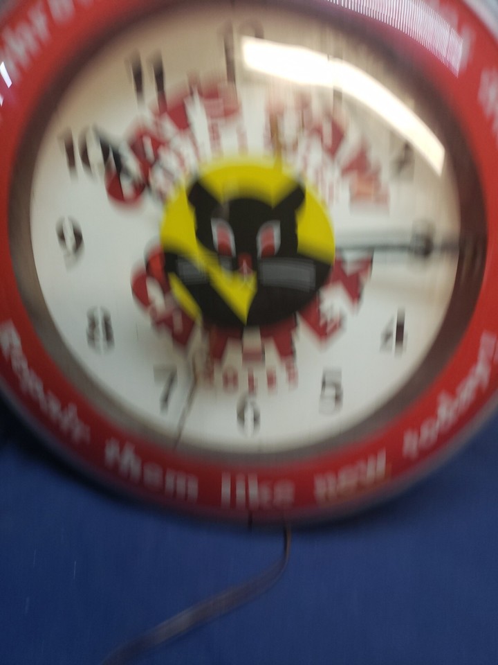 1940's RARE Cats Paw Cat-Tex Soles Lighted Advertising Clock ...