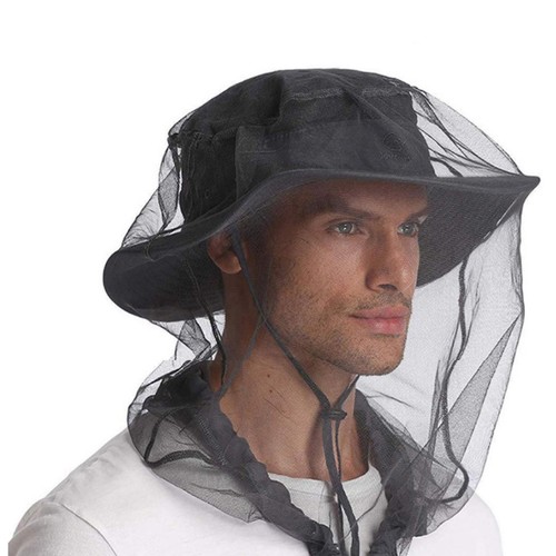 Mosquito Insect Hat Bug Mesh Head Net Camping Face Protector | eBay