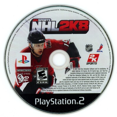 NHL 2K8 (Sony PlayStation 2, 2007) TESTED 710425372209| eBay