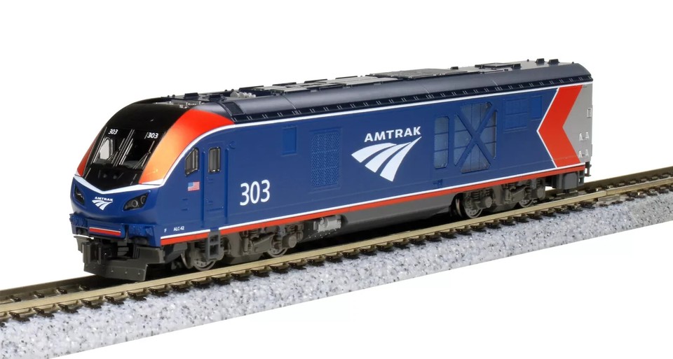 KATO 101789 1766052 N Amtrak Superliner I II VI 6 Car Set & LOCO 10 ...