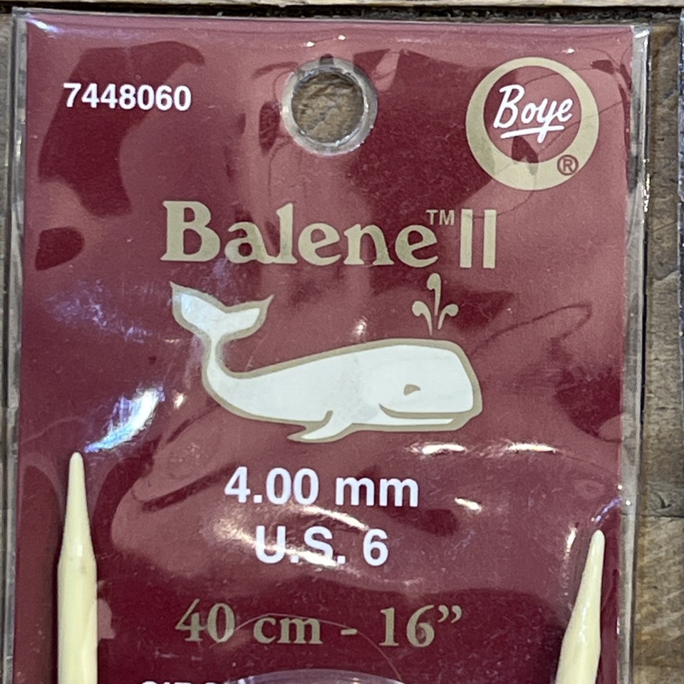 Boye Balene II Circular Knitting Needles U.S. 6/7 Set 4.00mm & 4.50mm ...