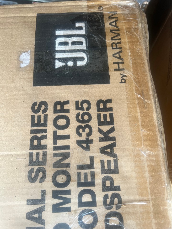 JBL 4365 Studio Monitor Pair - NIB - Blue With Walnut Cabinet Finish | eBay