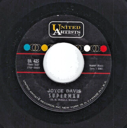 GIRL/DEEP SOUL 45 Joyce Davis United Artists 425 | eBay