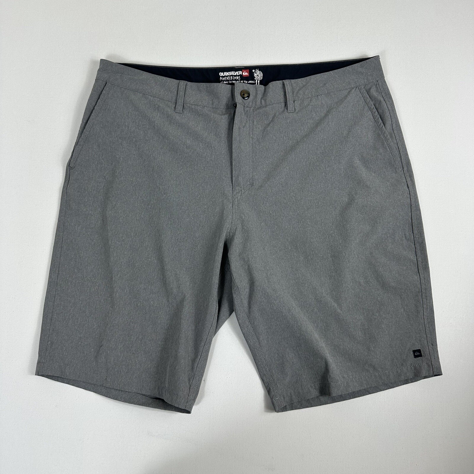 Quicksilver Amphibian Hybrid Shorts Gray Mens Size 40… - Gem