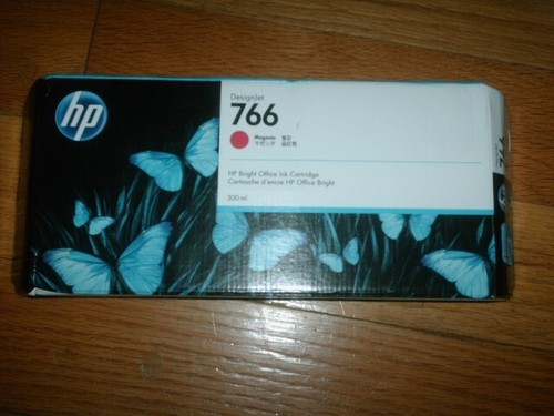 2022 GENUINE HP #766 300ml MAGENTA INK CARTRIDGE P2V90A DESIGNJET XL ...