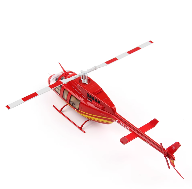 1:32 37CM State Grid General Aviation Company Bell 206 Helicopter ...