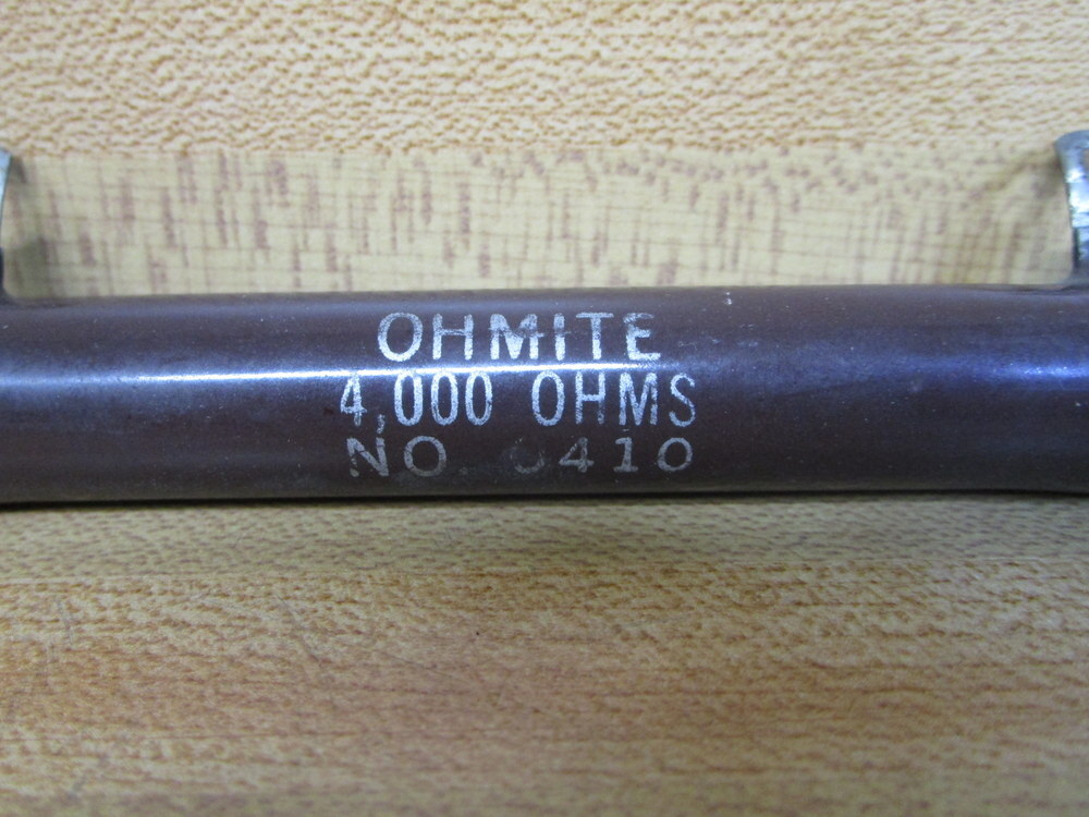 Ohmite 0410 Resistor 4,000 OHMS | eBay Australia
