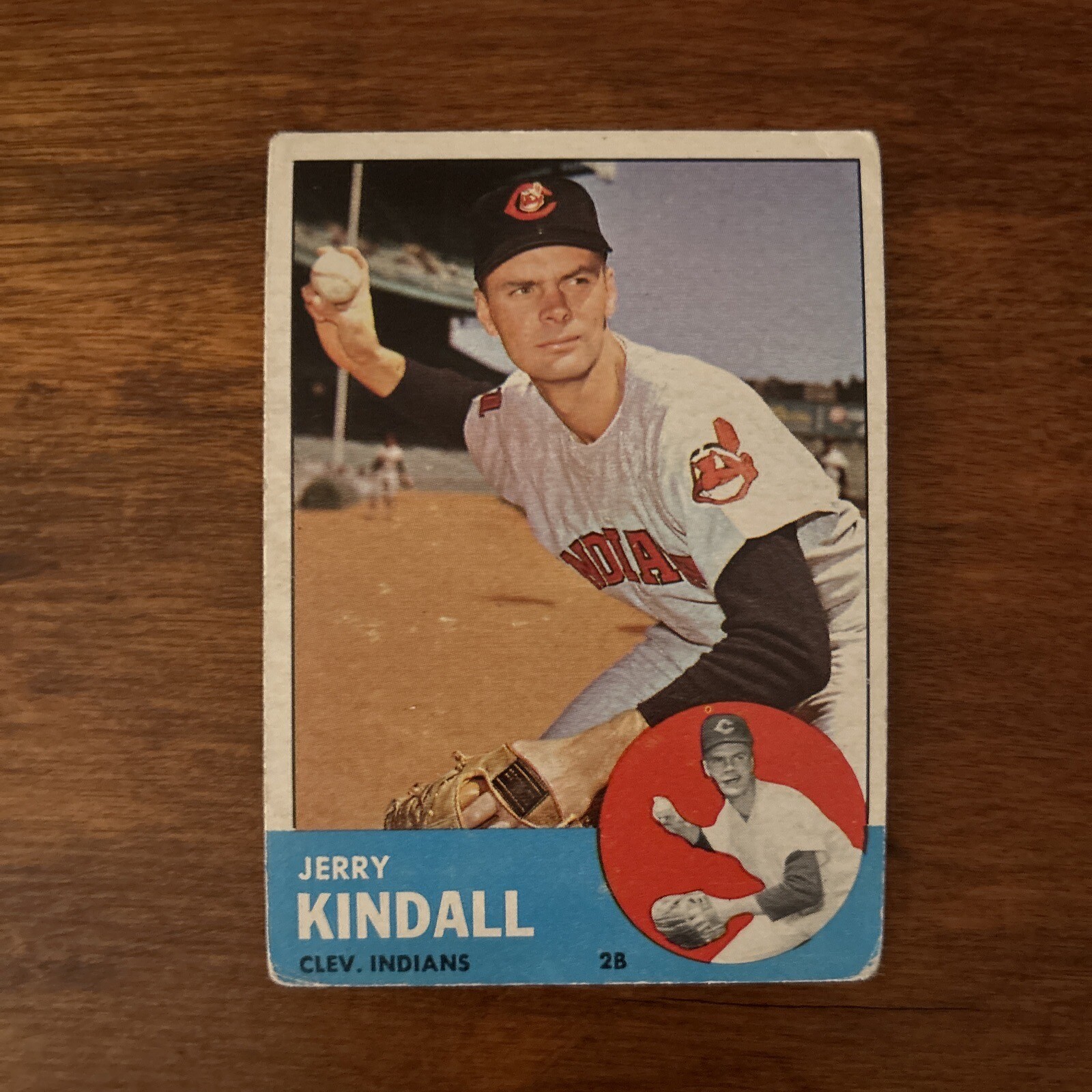 1963 Topps Baseball Jerry Kindall Cleveland Indians Card #36 | eBay
