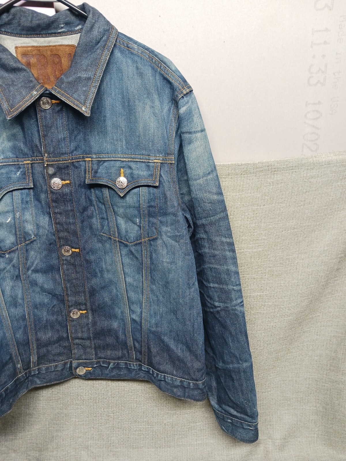 True Religion Trading Co Embroidered Indian Denim Jacket Size XL | eBay