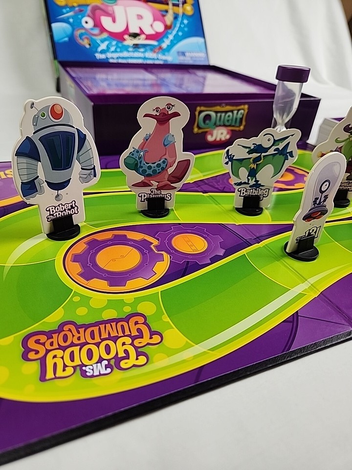 Quelf Jr Board Game The Unpredictable Kids Game Spin Master ...