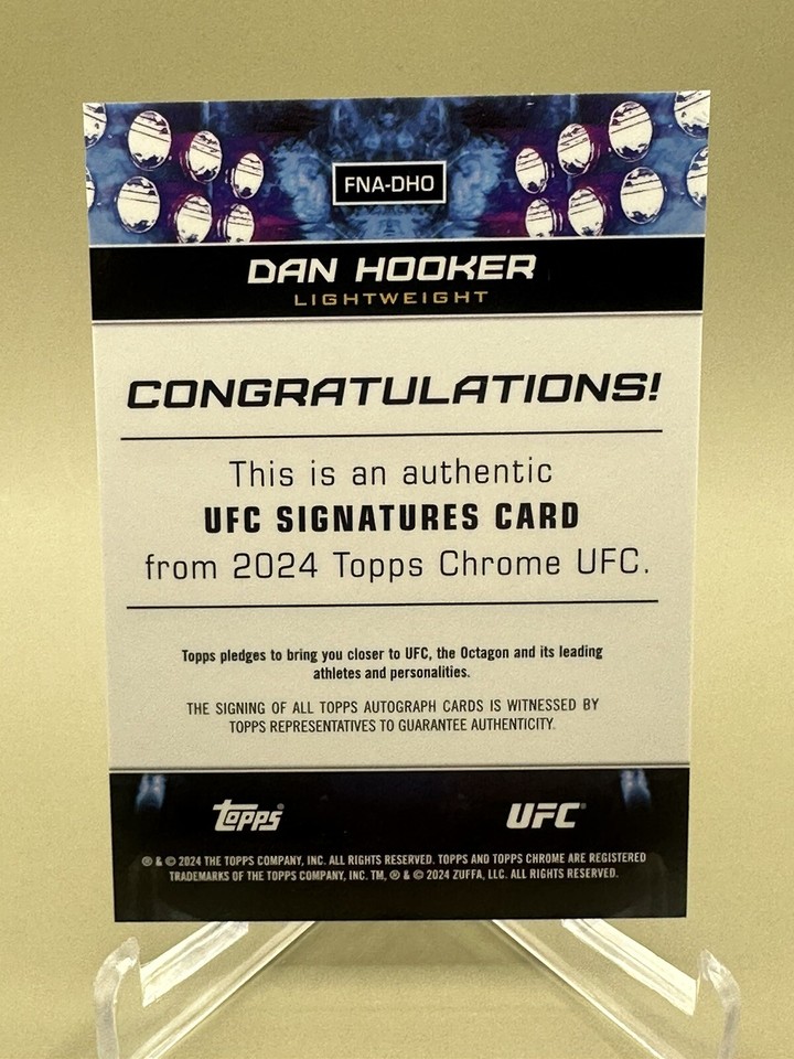 DAN HOOKER 2024 Topps Chrome AUTOGRAPH #FNA-DHO | eBay