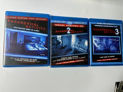 Paranormal Activity Trilogy 1-3 (DVD 3-Disc Box Set) Supernatural ...