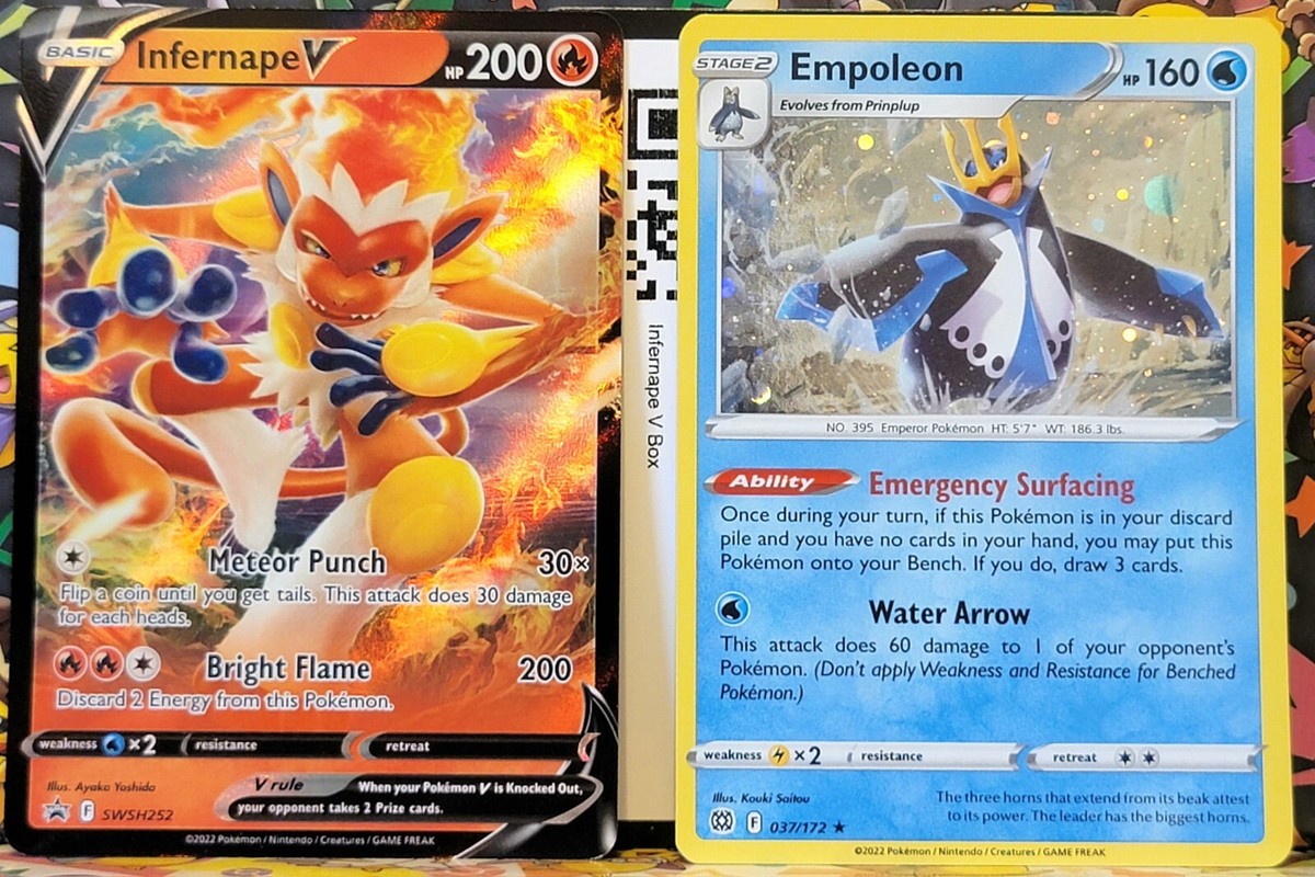 Infernape Vs Empoleon Pokemon Card TCG: Brilliant Stars: Torterra/