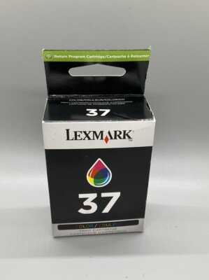 New Genuine Lexmark 37 Ink Cartridge Box X Series X5650 X4650 Z Series ...
