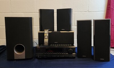 Onkyo HT-R540 & Surround Sound w/ Speakers & Subwoofer, 7 piece Set | eBay