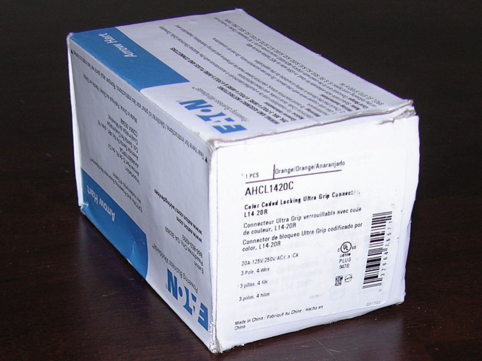 (NEW) EATON ARROW HART AHCL1420C L1420R COLOR CODED LOCKING ULTRA GRIP ...