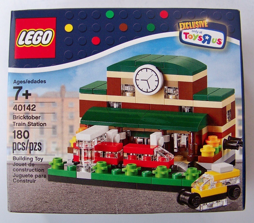 Lego Bricktober MINI Train Station Exclusive 40142 NEW TRU toys r us ...