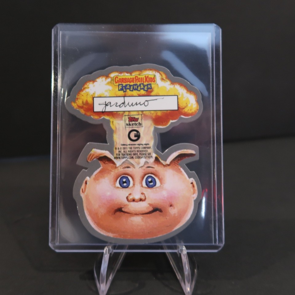 2011 GARBAGE PAIL KIDS FLASHBACK S2 BUGGY BETTY SHAPED SKETCH CARD SET ...