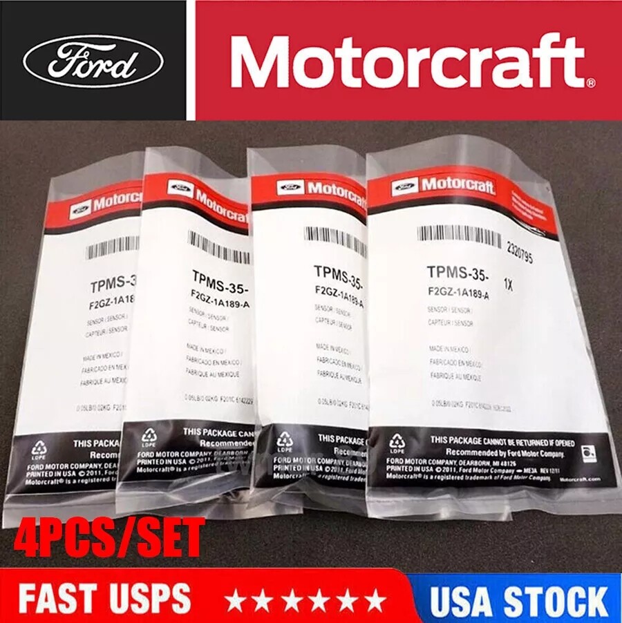 4PCS F2GZ-1A189-AB Genuine Tire Pressure Sensor for F-150 Explorer ...