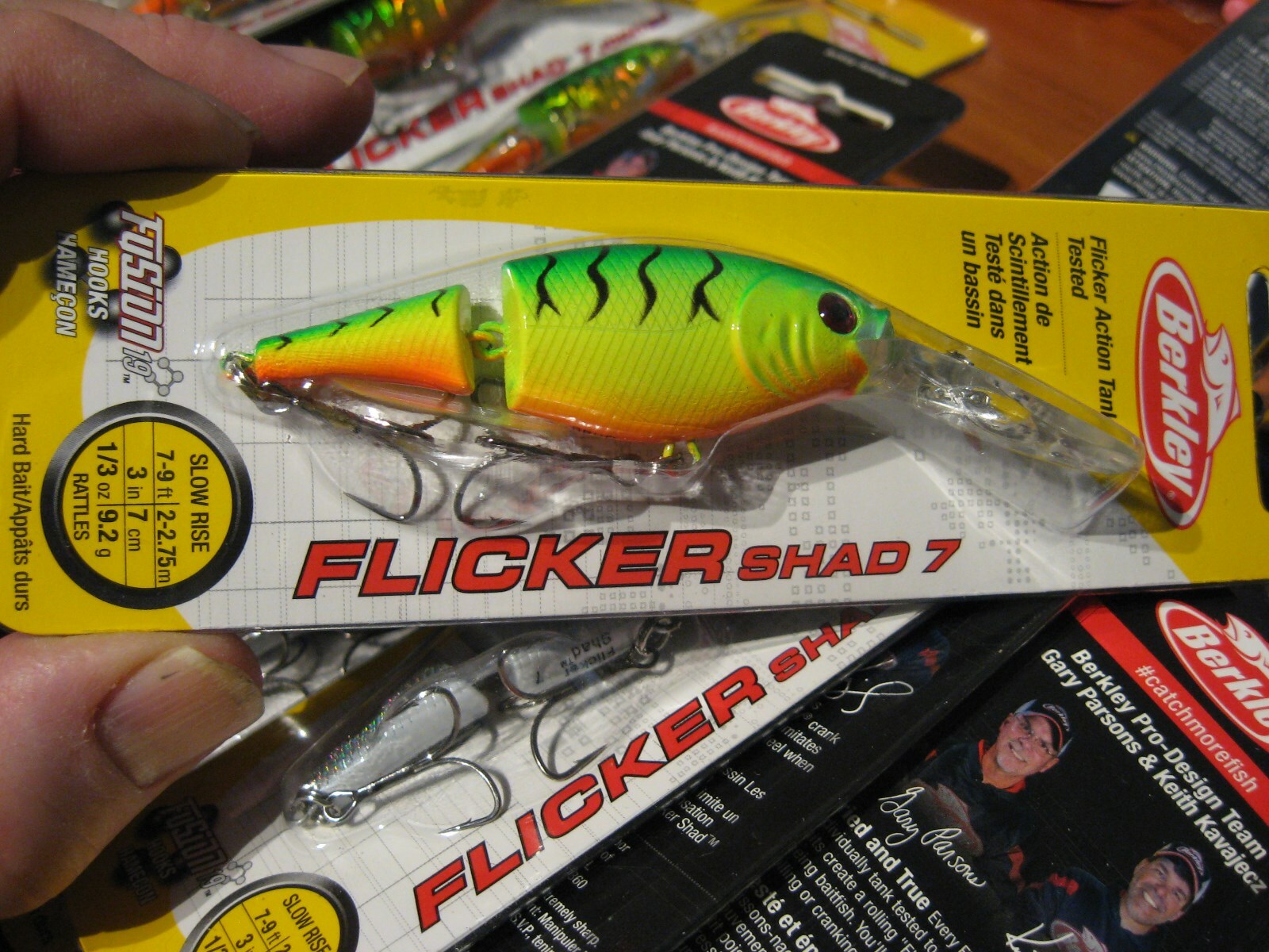 Berkley 3" Flicker Shad 7 Jointed Fishing Lure 1/3 Oz Slow Rise ...
