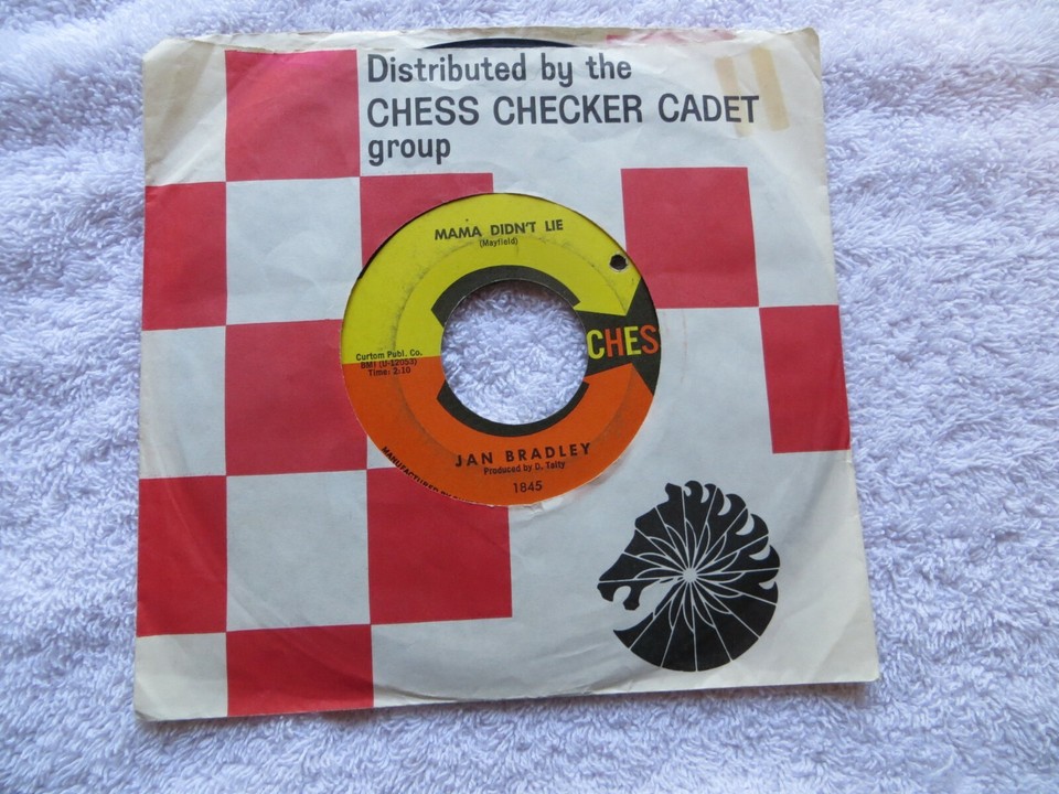 Jan Bradley "Mama Didn't Lie/Lovers Like Me" 45 rpm Chess Records 1845 ...