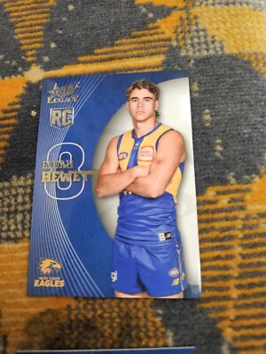 2023 AFL SELECT LEGACY ROOKIE CARD Elijah Hewett West Coast Eagles ...