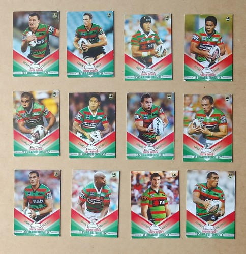 NRL Collector Card Set Of 12 Souths No 133 To 144 | eBay