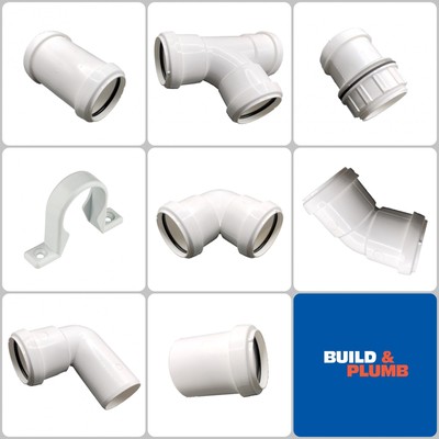 FLOPLAST 32mm PUSH FIT WASTE PIPE FITTINGS WHITE | 1M PIPE LENGTH | eBay