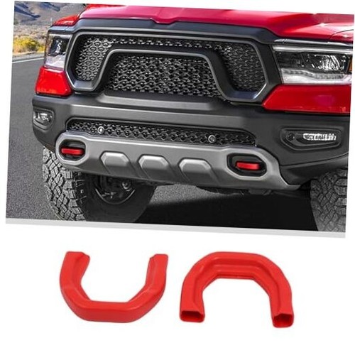 Front Bumper Tow Hook Cover Tow Trailer Hitch Protector Cover Trim Fit ...