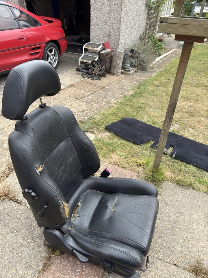 Toyota MR2 MK2 SW20 Leather Front Seats- Fair Condition | eBay UK