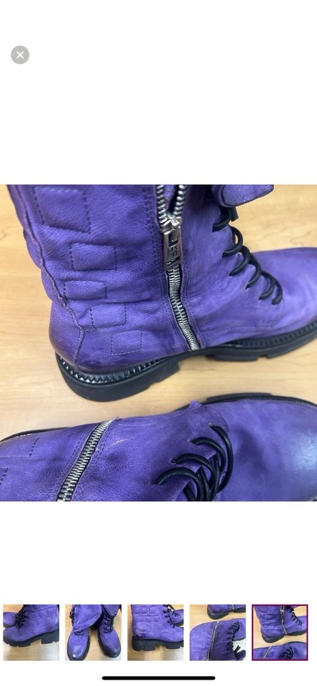 AS 98 Airstep Purple Combat Boots Chunky Sole Women Size 10 Perfect ...