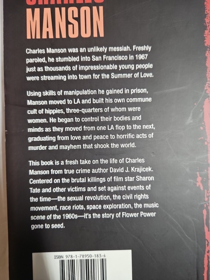 Charles Manson: The Man Who Murdered the Sixties - Paperback - GOOD | eBay