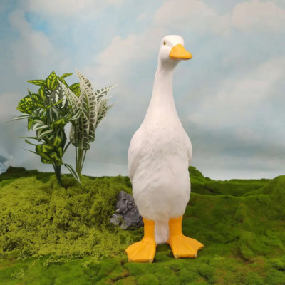 15" tall goose duck porch mold latex and fiberglass new mold concrete ...