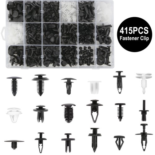 415X Car Plastic Push Pin Rivet Trim Clips Panel Fasteners Interior ...