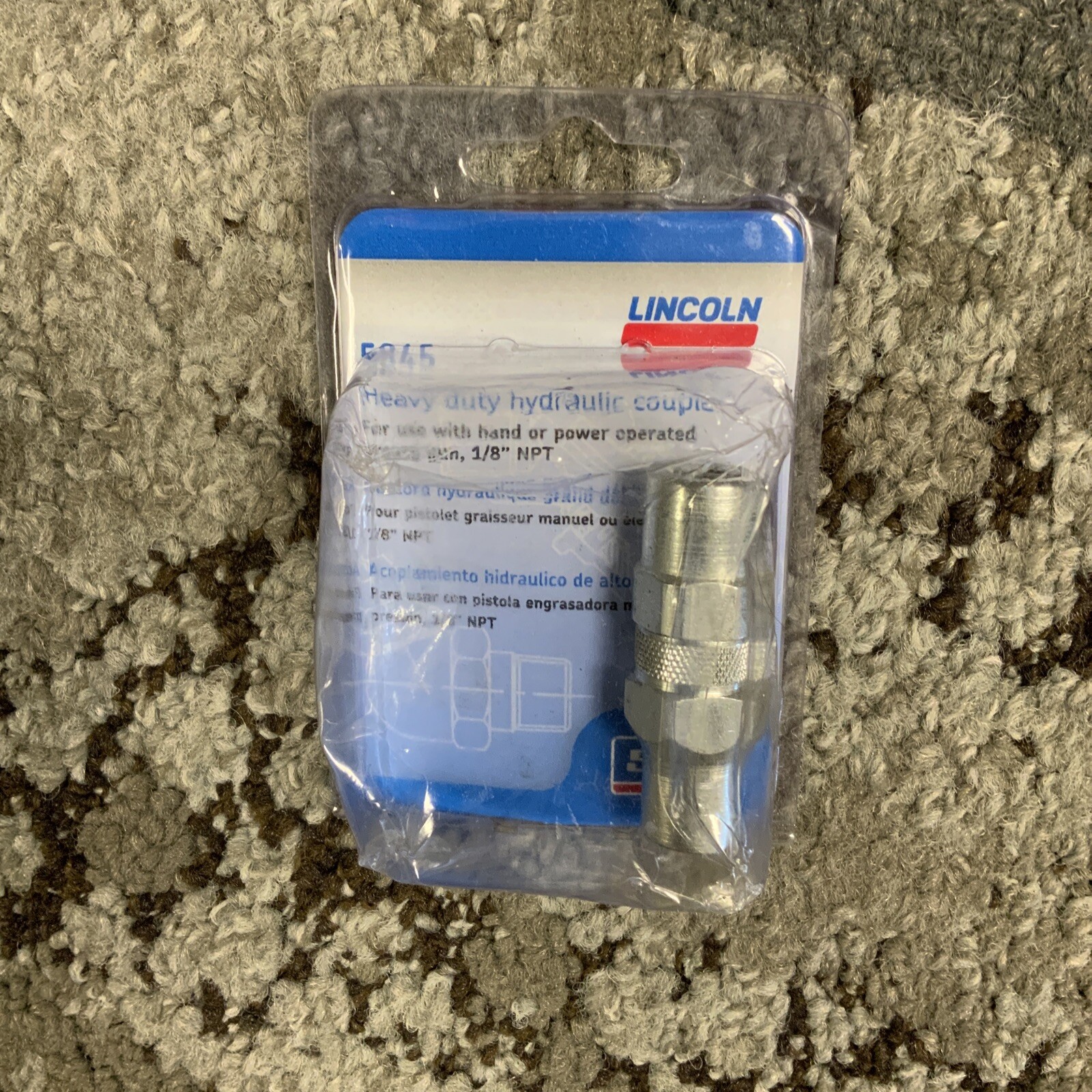 Lincoln 5845 1/8" Grease Gun Hydraulic Coupler,No 5845, | eBay