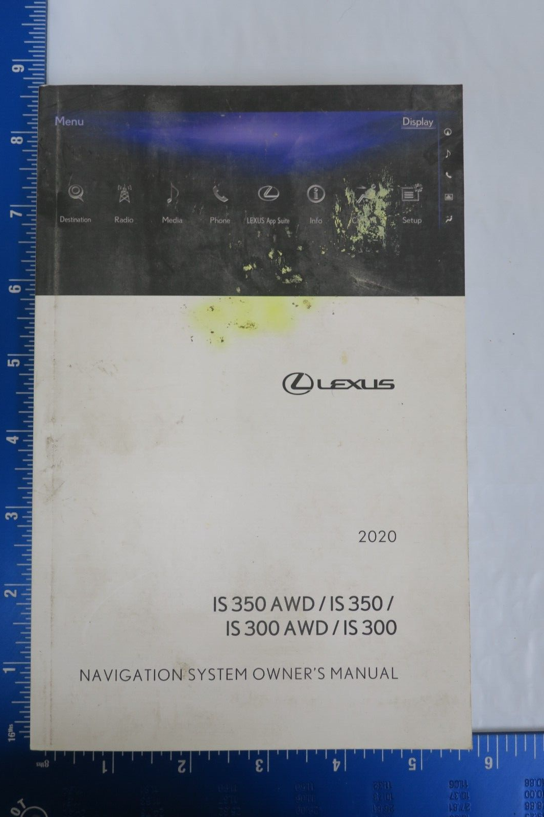 2020 20 LEXUS IS350 IS300 AWD NAVIGATION SYSTEM OWNER'S MANUAL ...