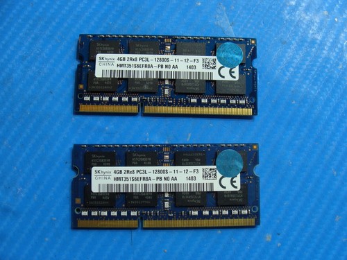 Dell 7537 So-Dimm SK Hynix 8Gb 2x4GB 2Rx8 Memory PC3L-12800S ...