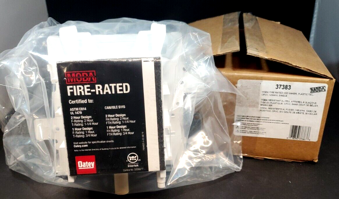 Oatey 37383 Moda Fire-Rated Ice Maker Supply Box New | eBay