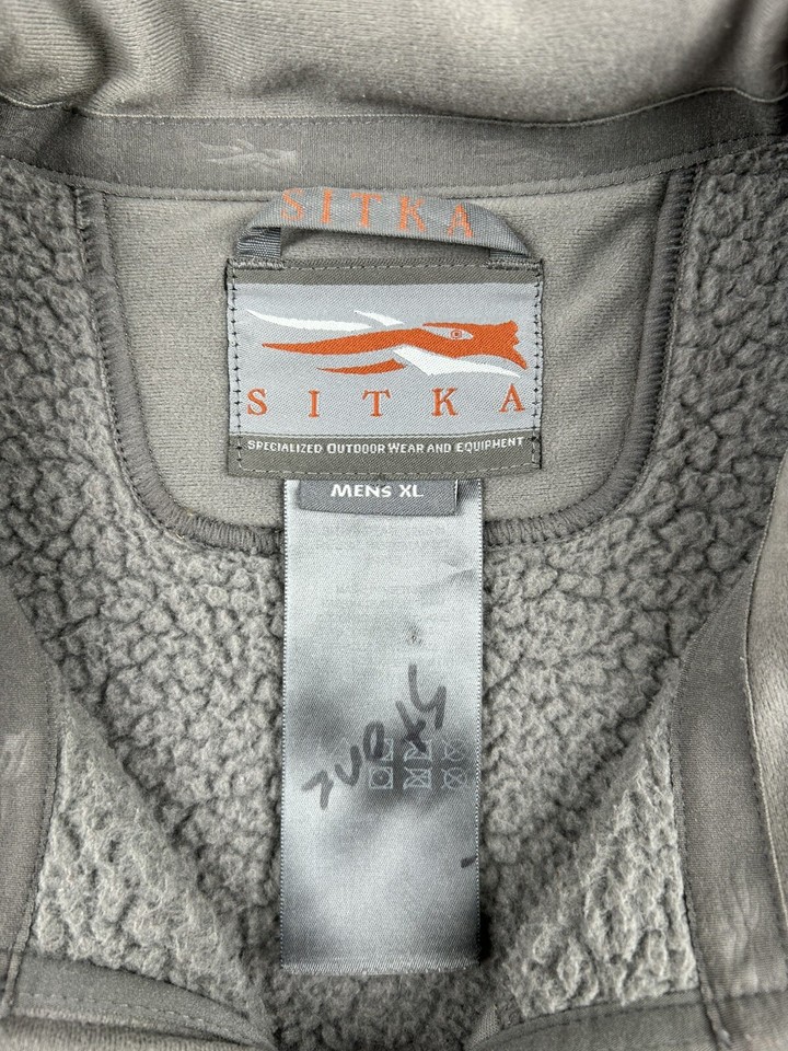 Sitka Gradient Jacket Mens XL Gore Optifade Waterfowl Fleece Lined Full ...
