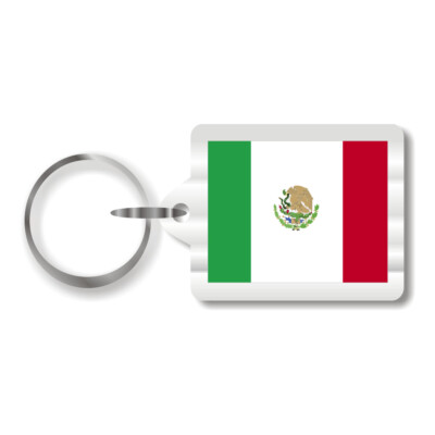 Mexican Flag Plastic Key Chain, Keychain Fob Ring from Mexico | eBay