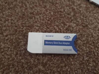 Sony Memory Stick To Sony Memory Stick Pro Duo Card Adapter MSAC-M2 | eBay