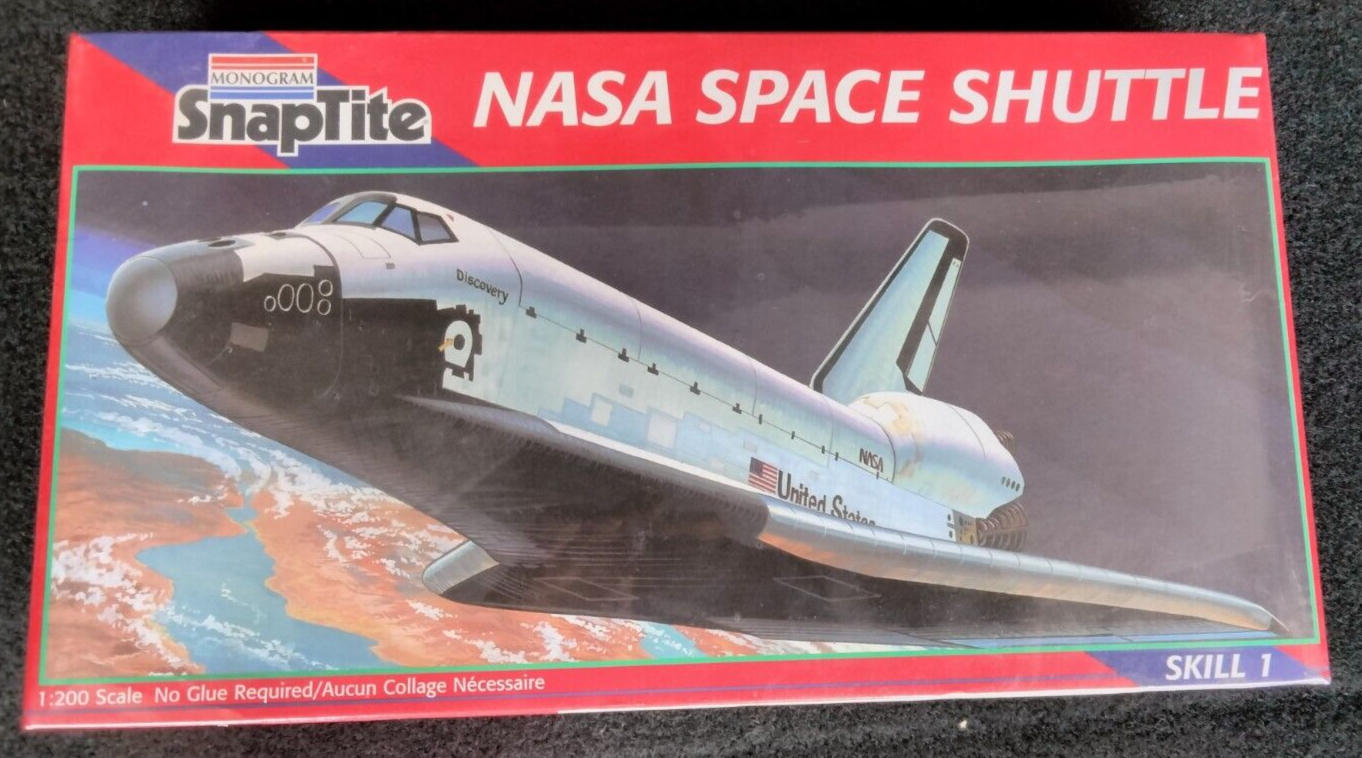 SPACE SHUTTLE 1/200 "SNAPTITE" MODEL KIT #1110 MONOGRAM ©1995 | eBay