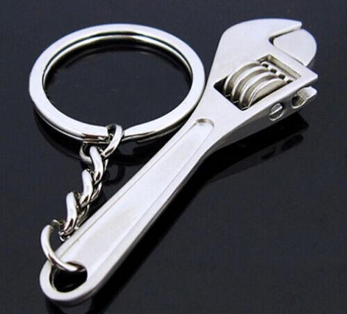 UK Metal Spanner Key Ring key Chain ring Adjustable Creative Tool ...